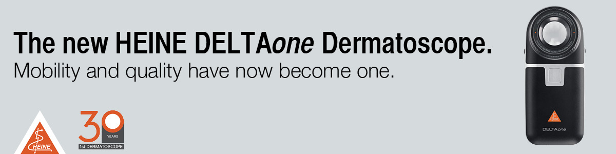 HEINE DELTAone Dermatoscope and Accessories